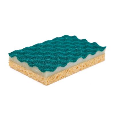 China Customized Casabella Cellulose Scrub Sponge Eco Friendly For Deep Cleaning for sale