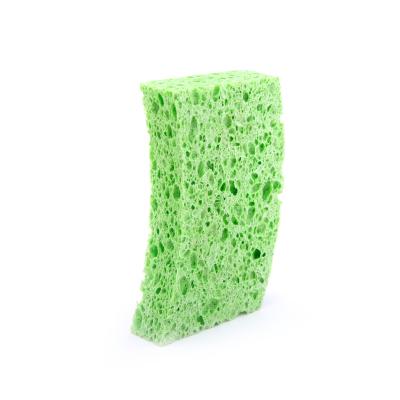 China Customizable 11x7x2cm Cellulose Sponge Sheet with 3000% Water Absorption for sale