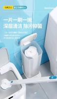 China Disposable Toilet Brush with Ergonomic Handle for Hygiene Cleaning for sale