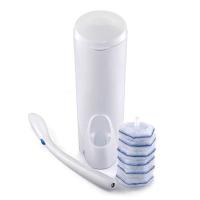 China Multi Purpose Disposable Toilet Brush Cleaner Stain Removal Disposable Toilet Scrubber for sale