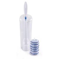 China Multi Purpose Disposable Toilet Brush Cleaner Stain Removal Disposable Toilet Scrubber for sale