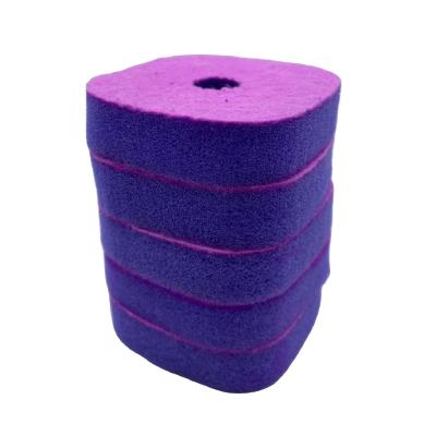China Disposable Toilet Brush Head Non-Woven Sponge Cleaning Pad for sale