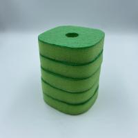 China Disposable Toilet Brush Head Non-Woven Sponge Cleaning Pad for sale