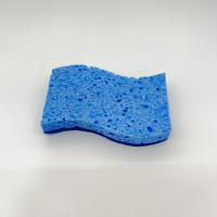 China Kitchen cellulose sponge Absorbent biodegradable compostable Support customization for sale