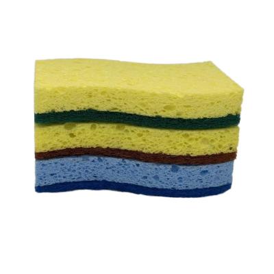 China Natural Sisal Coconut Kitchen Sponge - Oil-Resistant & Absorbent for sale