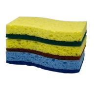 China Kitchen cellulose sponge Absorbent biodegradable compostable Support customization for sale