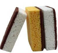China Natural Wood Pulp Dish Sponge for Non-Stick Pans for sale