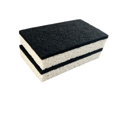 China Biodegradable Cellulose Sponge - Black/White, High Absorbency, Custom Sizes for sale