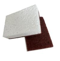 China Biodegradable Cellulose Scouring Pads Dual-Layer for Kitchen & Body for sale