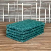 China Diamond Sand Nylon Reusable Scrubbing Pads Roll for Kitchen Cleaning for sale