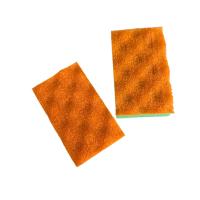 China Double-Sided Dish Sponge with Volcanic Texture for Tough Scrubbing for sale