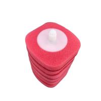 China Donghui Wall-Mounted Disposable Toilet Brush System with Sponge Refills for sale
