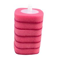 China Donghui Wall-Mounted Disposable Toilet Brush System with Sponge Refills for sale