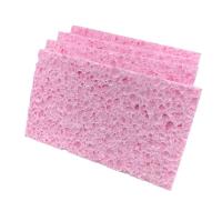 China Compressed Wood Pulp Dish Sponge - Oil Absorbent Eco Kitchen Scrubber for sale