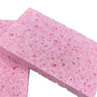 China Compressed Wood Pulp Dish Sponge - Oil Absorbent Eco Kitchen Scrubber for sale