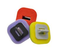 China Quick-Swap Disposable Toilet Brush Heads with Antibacterial Coating for sale