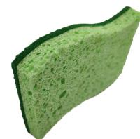 China Eco-Friendly Wood Pulp Wave Sponge for Kitchen Cleaning for sale