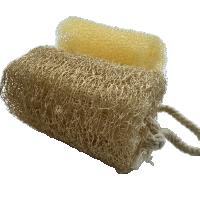 China Natural Loofah Slices for Soap Making Custom Size 10-17cm for sale