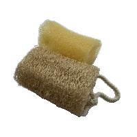 China Natural Loofah Slices for Soap Making Custom Size 10-17cm for sale