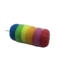China Premium PP Ball Scourer Non-Scratch Kitchen Scrubber 6-Pack for sale