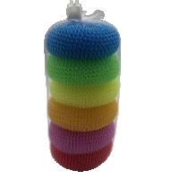China Premium PP Ball Scourer Non-Scratch Kitchen Scrubber 6-Pack for sale