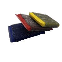 China Heavy Duty Copper Mesh Steel Wool Scrub Sponge for Pans for sale