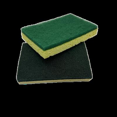 China Dual-Sided Wood Pulp Kitchen Sponge - Eco-Friendly Scrubber for sale