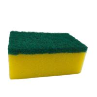 China Double-Headed Green-Yellow Scrub Brush – Durable,  Bristle-Soft, Stain-Removal, Eco-Friendly Melamine resin sponge for sale