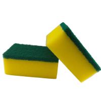 China Double-Headed Green-Yellow Scrub Brush – Durable,  Bristle-Soft, Stain-Removal, Eco-Friendly Melamine resin sponge for sale