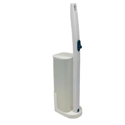 China Eco Disposable Toilet Brush Antibacterial No-Touch Cleaning for sale