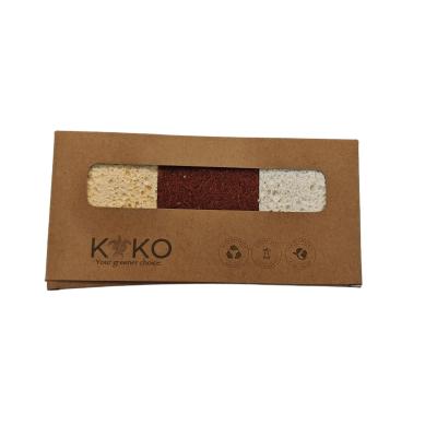 China Biodegradable Sisal Scrub Sponge Compostable Kitchen Cleaner for sale