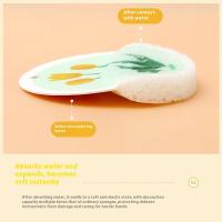 China Custom Cartoon Cellulose Sponge for Non-Stick Cookware Cleaning for sale