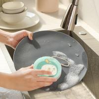 China Custom Shape Non-Stick Kitchen Scrubber for Dishwashing for sale