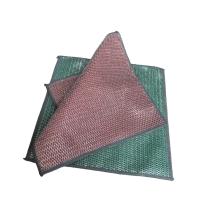 China Dual-Sided Stainless Steel Wire Dish Scrubber for Pots and Pans for sale