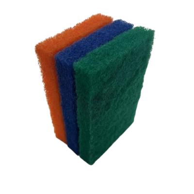 China Multi color Non Woven Cleaning Kitchen Sponge Household Durable Square for sale