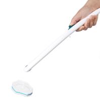 China White Replaceable Head Innovative Design Toilet Brush High-End Designed For Bathrooms for sale