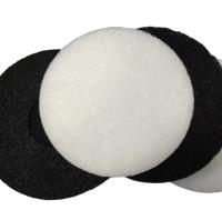 China Black White Round Cleaning Polishing Grinding Pad PO Wholesales Product for sale