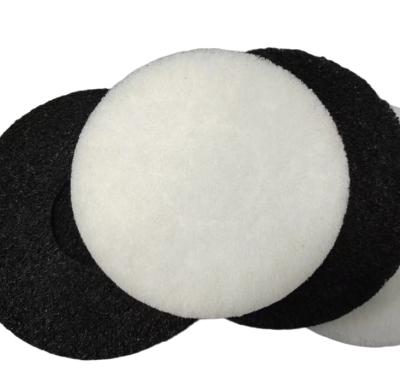 China Black White Round Cleaning Polishing Grinding Pad PO Wholesales Product for sale