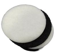 China Black White Round Cleaning Polishing Grinding Pad PO Wholesales Product for sale
