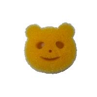 China Cute Smiley Slow-Rebath Warm Water Sponge Soft Squishy Bath Toy For Children for sale