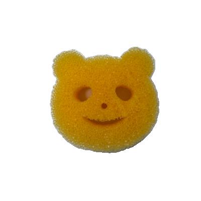 China Cute Smiley Slow-Rebath Warm Water Sponge Soft Squishy Bath Toy For Children for sale