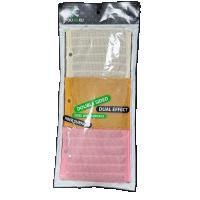 China Dual-Sided Kitchen Scrubber Steel Wool Bamboo Fiber Antibacterial Oil-Resistant for sale