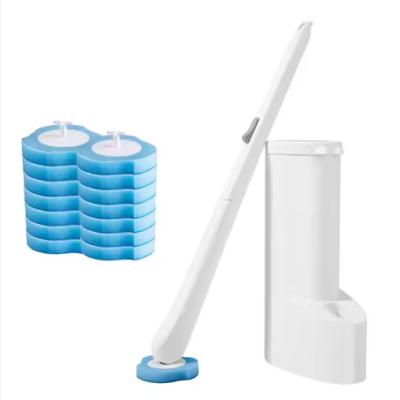 China Disposable Toilet Brush Set With Replaceable Head Sterilization Convenient for sale