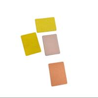 China Wholesale wood pulp sponge scrubber compressed wood pulp cotton kitchen cleaning sponge with printed pattern for dishwashing and removing grease for sale