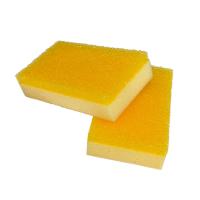 China Factory wholesale: Happy-shaped temperature-sensitive cleaning sponge brush. It becomes soft when heated and hard when cooled. Ideal for cleaning kitchen utensils. for sale