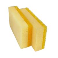 China Factory wholesale: Happy-shaped temperature-sensitive cleaning sponge brush. It becomes soft when heated and hard when cooled. Ideal for cleaning kitchen utensils. for sale