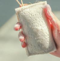 China Natural Loofah Compressed cellulose Sponge - Dual-Sided, Oil-Resistant, Super Absorbent Dish Cloth for sale