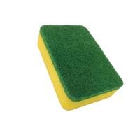 China Cement abrasive dish sponge, kitchen cleaning brush, dish brush, pot brush, high-density sponge, scouring pad, dish cloth, factory for sale