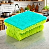China High Absorption Dish Wash Scrubber Colorful Customize Safety Material for sale