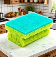 China High Absorption Dish Wash Scrubber Colorful Customize Safety Material for sale